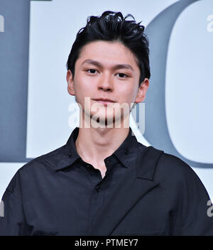 Japanese actor Gordon Maeda attends a promotional event in Tokyo for ...