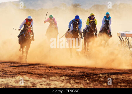 The 97th running of the annual bush races at Landor,,1000km north of ...