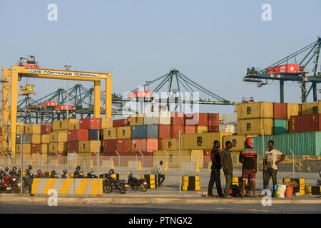 TOGO, Lome, LCT Lome Container Terminal, port Stock Photo - Alamy