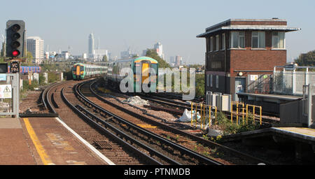 Electric Multiple Units in action Stock Photo - Alamy