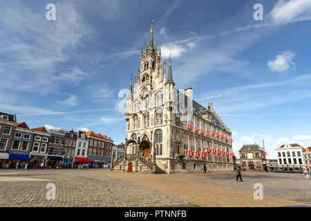 Town hall, Gouda, South Holland, Netherlands, Europe Stock Photo - Alamy