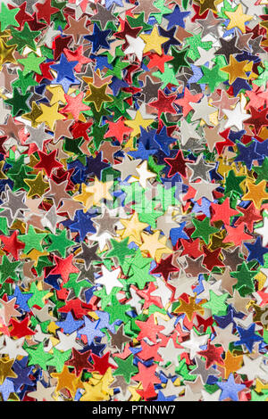 Celebration background with glittery gold confetti Stock Photo - Alamy