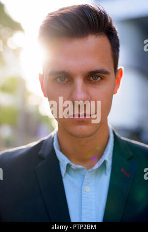 Young businessman exploring the city of Bangkok, Thailand Stock Photo ...