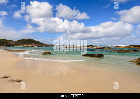 Boulders and waves, Greens Pool beach, Denmark, Western Australia ...