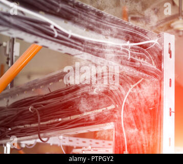 Electrical Fire Faulty Wire Cable Burnt Rodent chewed through Stock ...