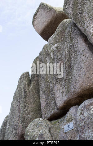 The Logan Rock, near Treen, in Cornwall Stock Photo - Alamy