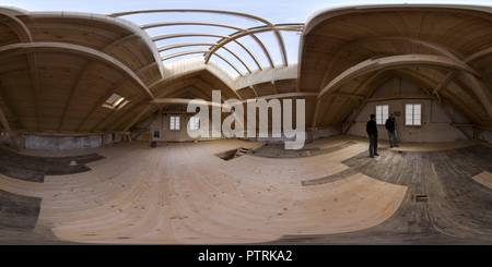 360° view of Inside the old mill - Alamy