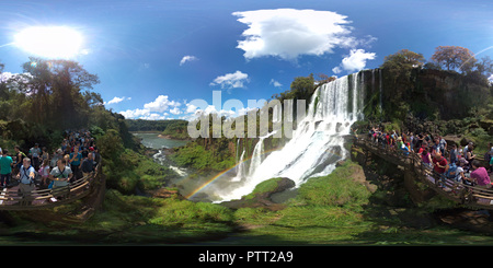 360° view of Iguacu waterfalls (3 - Alamy
