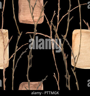 pattern of wooden squares, seamless Stock Photo - Alamy