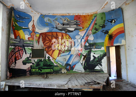 The relics of the soviet missile base of Forst Zinna in former East ...