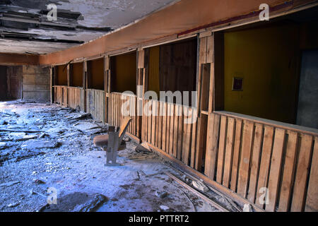 The relics of the soviet missile base of Forst Zinna in former East ...