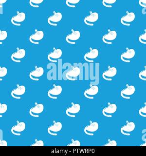 Stomach pattern seamless blue. Simple illustration of vector pattern ...