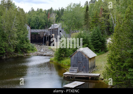 Old sawmill in Kings Landing Historical Settlement, Kingsclear, New ...