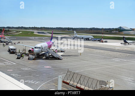 Malta International Airport at Luqa, Malta Stock Photo - Alamy