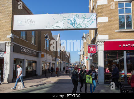 Two Rivers Shopping Centre, Staines-upon-Thames, Surrey, England ...