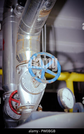Details of heating plant Stock Photo - Alamy