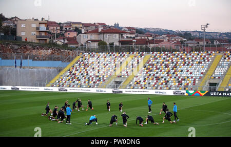 Players of Croatia during the training session at HNK Rijeka stadium on ...