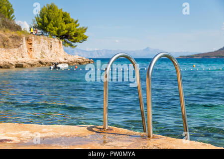 Mina Beach near Jelsa, Hvar, Croatia, Europe Stock Photo - Alamy