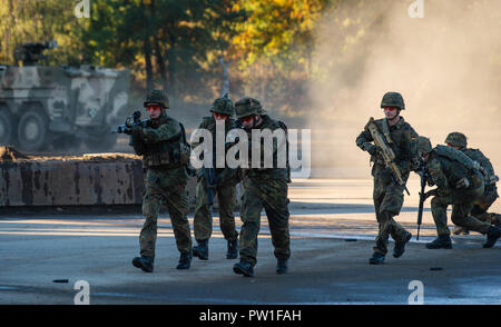 Munster, Lower Saxony. 12th Oct, 2018. A Bundeswehr main battle tank of ...