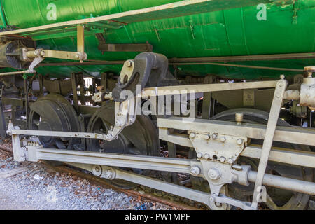 ELIZABETHTON, TN, USA-10/1/18: North American Rayon steam locomotive ...
