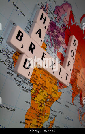 representing Hard Brexit, the United Kingdom exit from the European ...