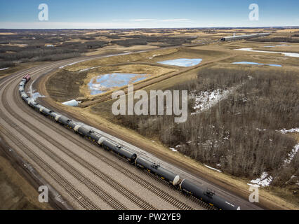 Enbridge Pipeline terminal, Hardisty, Alberta Stock Photo - Alamy