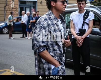 MILAN, Italy- September 19 2018: Women on the street during the Milan ...