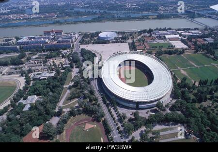 Aerial view, Ernst-Happel-Stadion stadium, Vienna, Austria Stock Photo ...