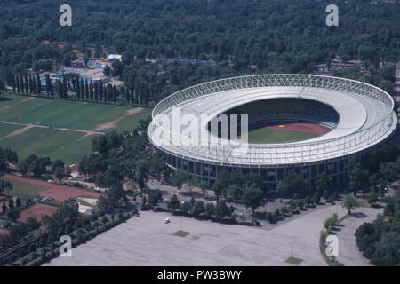 Aerial view, Ernst-Happel-Stadion stadium, Vienna, Austria Stock Photo ...