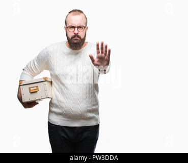 Portrait of confident delivery man Doing Happy Stock Photo - Alamy