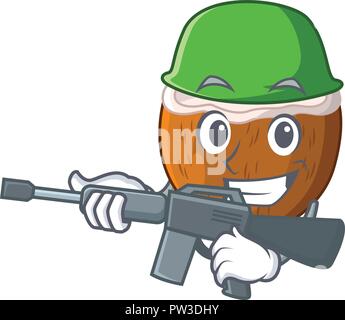 Army coconut milk in a cartoon bottle Stock Vector Image & Art - Alamy