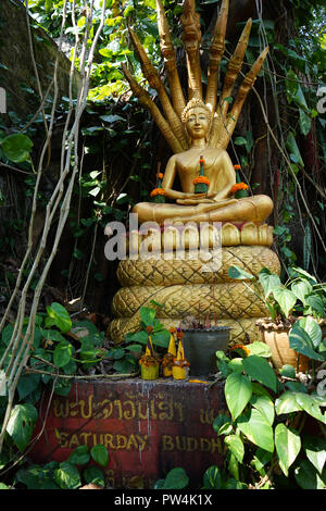 Saturday Buddha, Saturday Buddha, Phou Si, Luang Prabang, Laos Stock ...