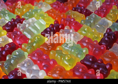 colorful gummy candy background and texture use Stock Photo - Alamy