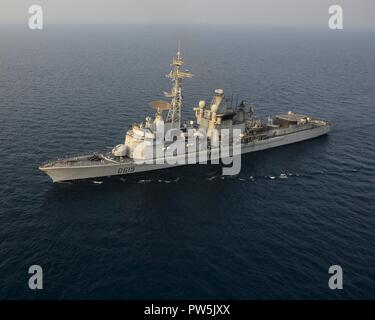 ARABIAN GULF (Sept. 19, 2017) The French navy Cassard-class air defense ...