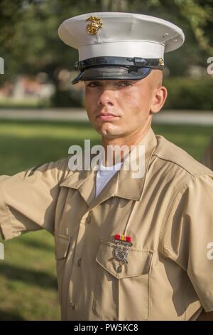 U.S. Marine Corps Pfc. Nathan Keckler, machine gunner, and Lance Cpl ...