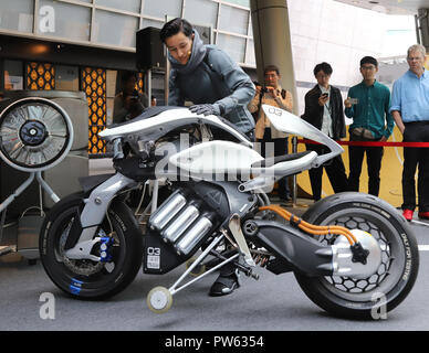 Tokyo, Japan - Japanese motorcycle giant Yamaha Motor displays self ...
