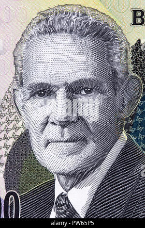 Norman Manley portrait from Jamaican money Stock Photo - Alamy