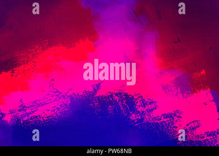 random brush color strokes on canvas Stock Photo - Alamy