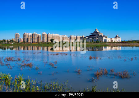 Wulan Muqi Palace in Ulanhot, Inner Mongolia, China Stock Photo - Alamy