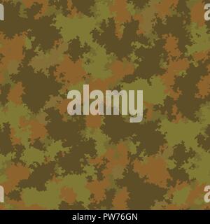 Jungle style camouflage seamless pattern print. Shapes of foliage and ...