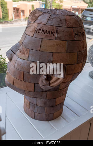 James Tyler - Brickhead Sculpture Stock Photo - Alamy