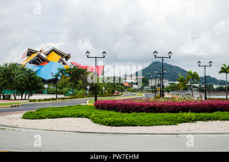The Amador Causeway road, Panama City famous booming boardwalk and ...