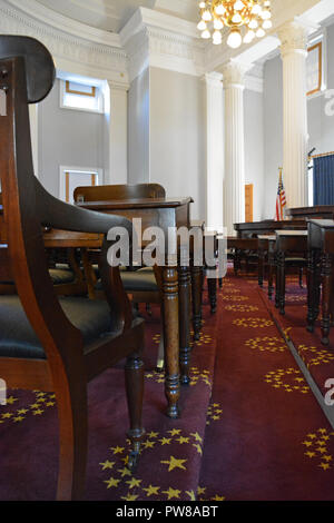 Inside the former House of Representatives Chamber at the North ...