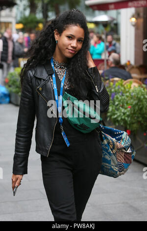 Strictly come Dancing Vick Hope seen leaving Global Radio Studios ...