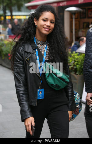 Strictly come Dancing Vick Hope seen leaving Global Radio Studios ...
