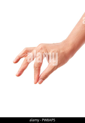 Hand picking up something Stock Photo - Alamy