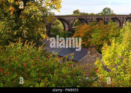 Ingleton disused railway viaduct, North Yorkshire, England, UK Stock ...