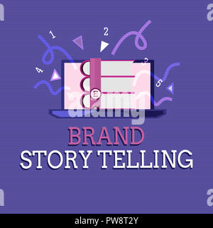 Text sign showing Brand Story Telling. Conceptual photo Breathing Life ...