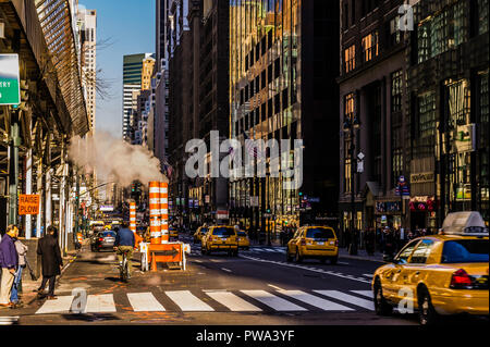 New York City steam system Vents Manhattan New York, New York, USA ...
