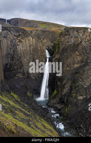 Litlanesfoss is a very beautiful small waterfall on the Iceland - It is ...